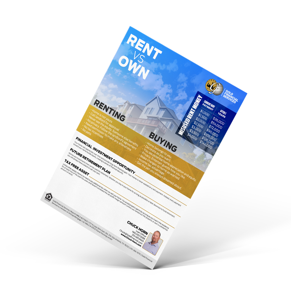 Print Flyer - Rent vs Own – PRINT GFS
