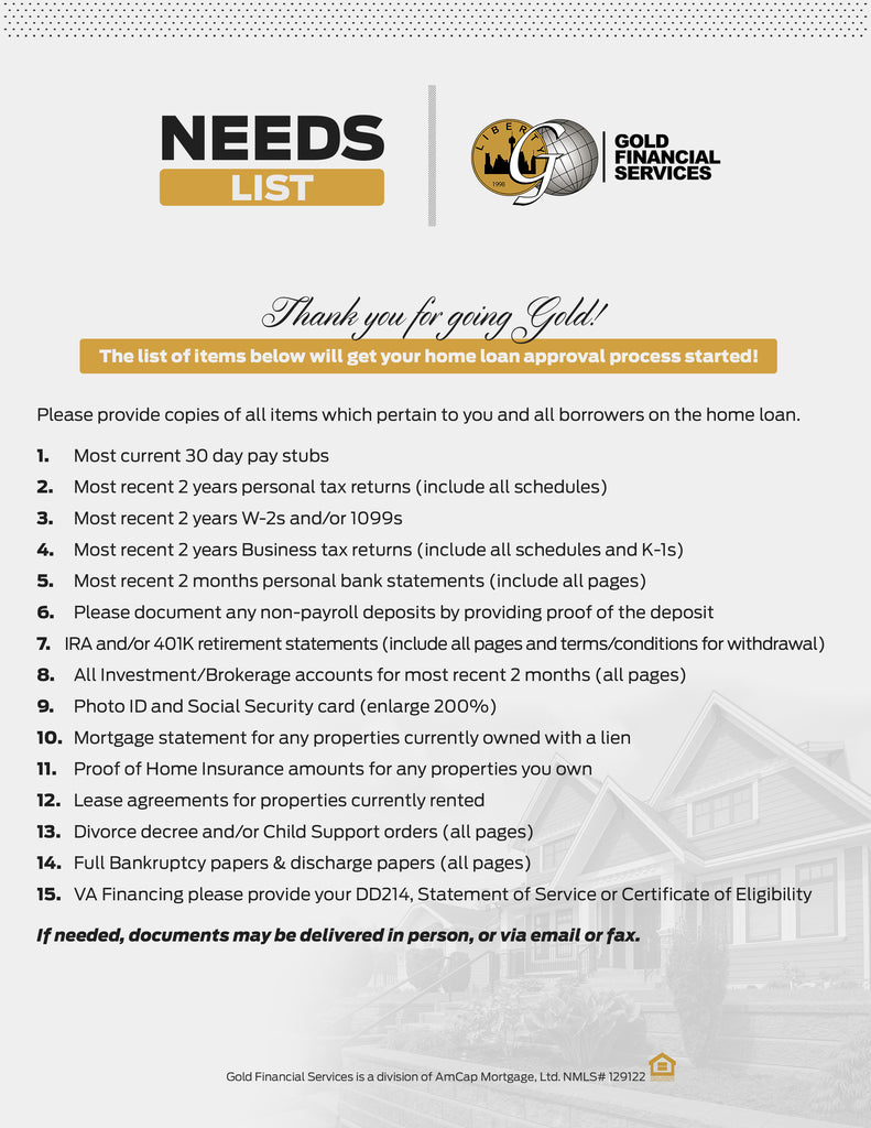 Free Download - Needs List – PRINT GFS