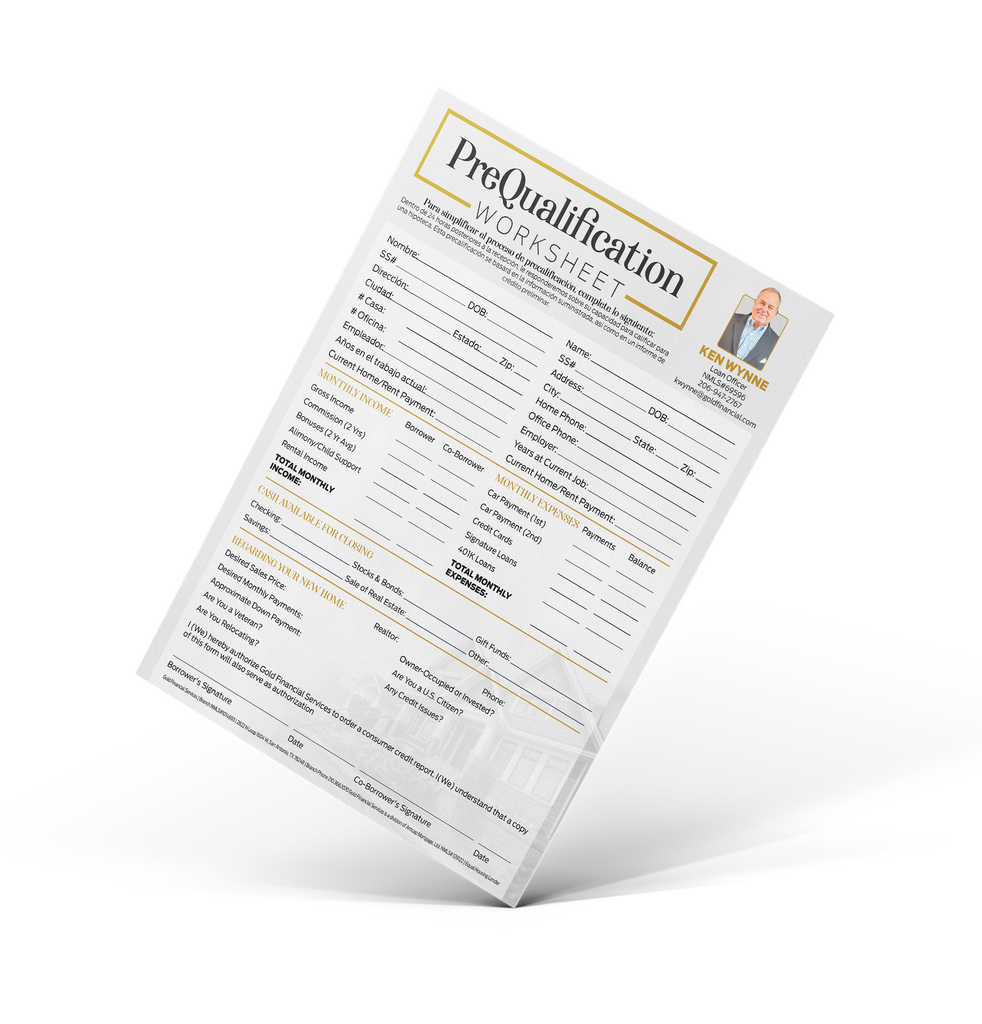 Print Flyer - Pre-Qualification Worksheet – PRINT GFS