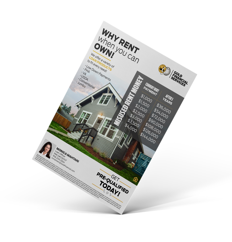 Print Flyer - Why Rent – PRINT GFS